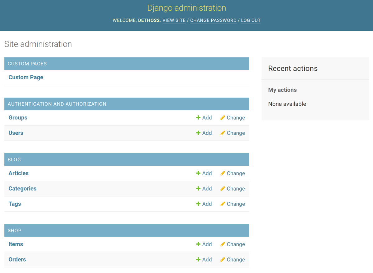 Django Friday Tips: Custom Admin Pages – Gonçalo Valério